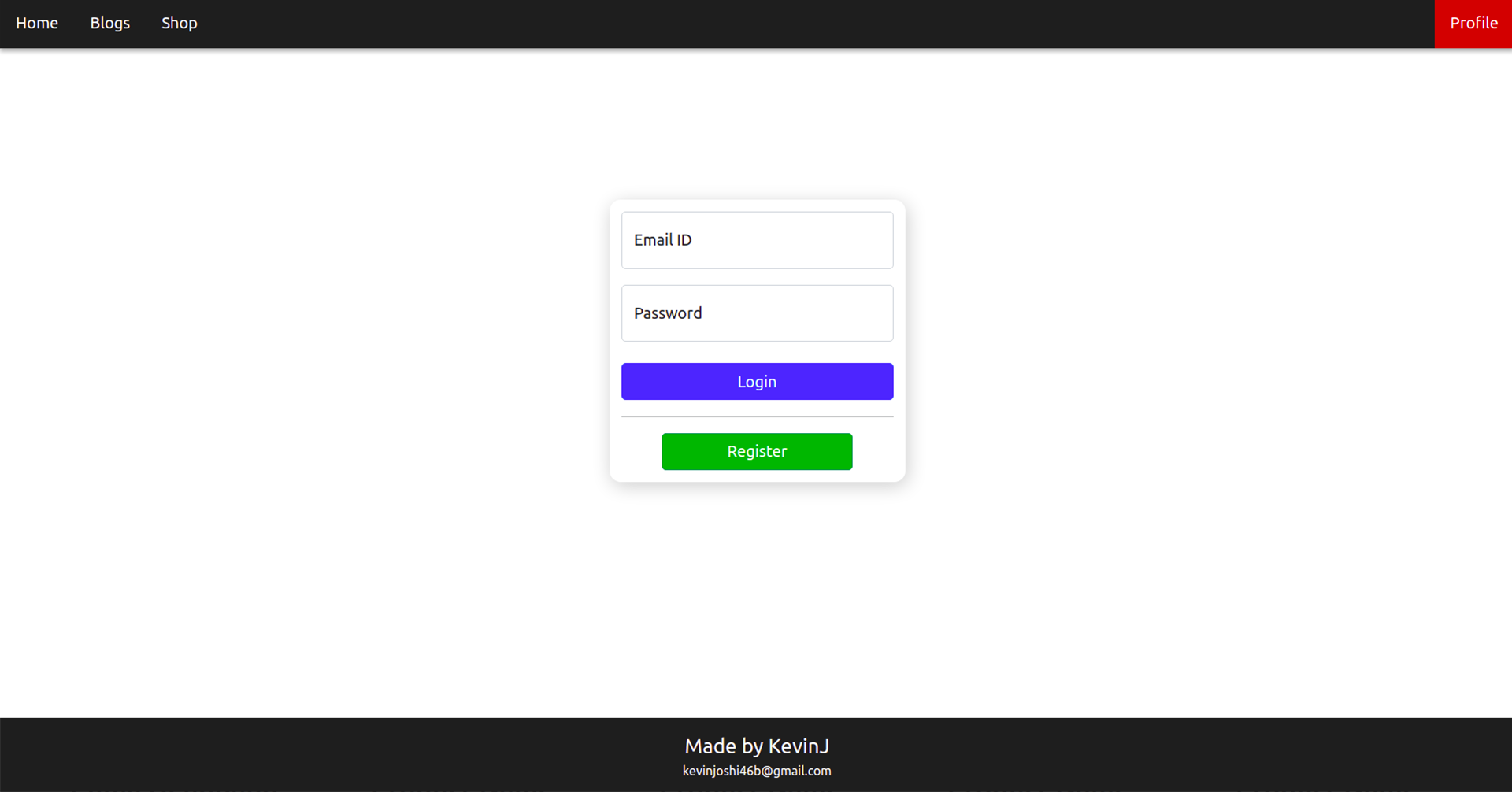 Home | Fitness Website